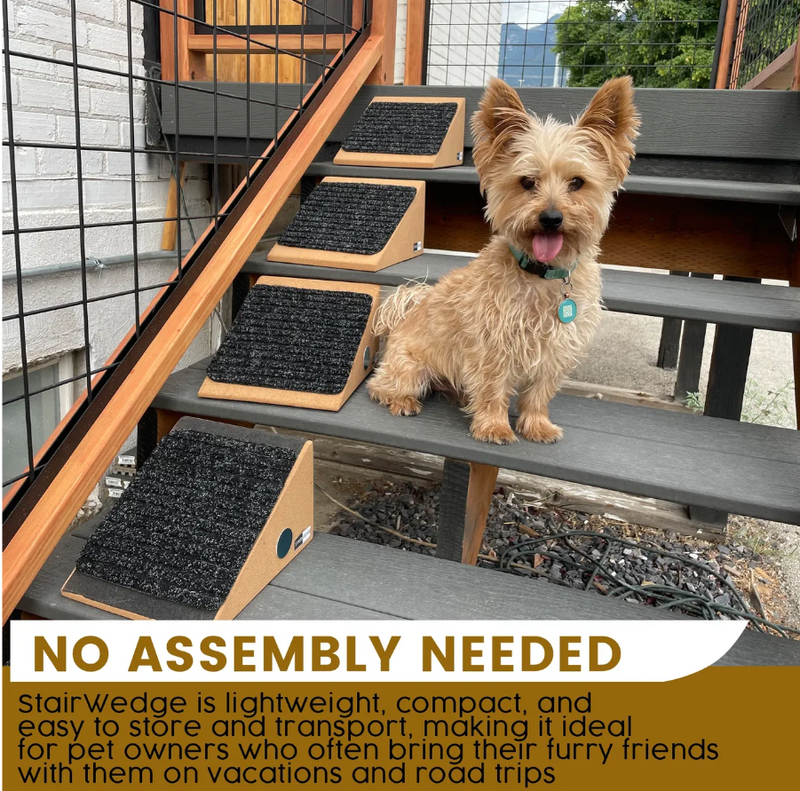 Stairwedge - Dog Ramp for Small Dogs - Versatile Stair Ramp for Any St