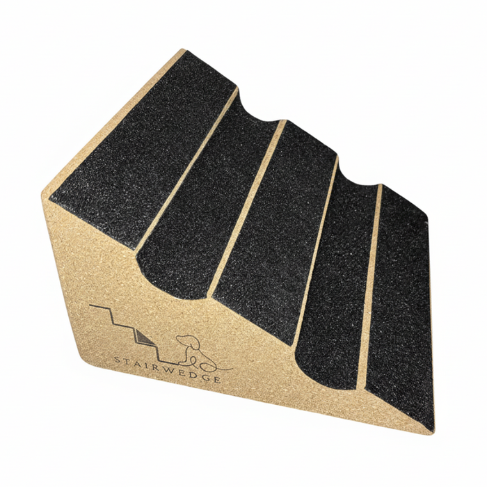 StairWedge™ Grooved Tread Ramp – Help Your Small Dog Climb Stairs Safely
